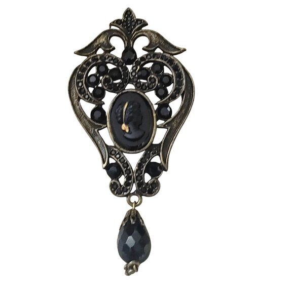 Robert Rose | Jewelry | Vintage Robert Rose Cameo Brooch Pendant ...